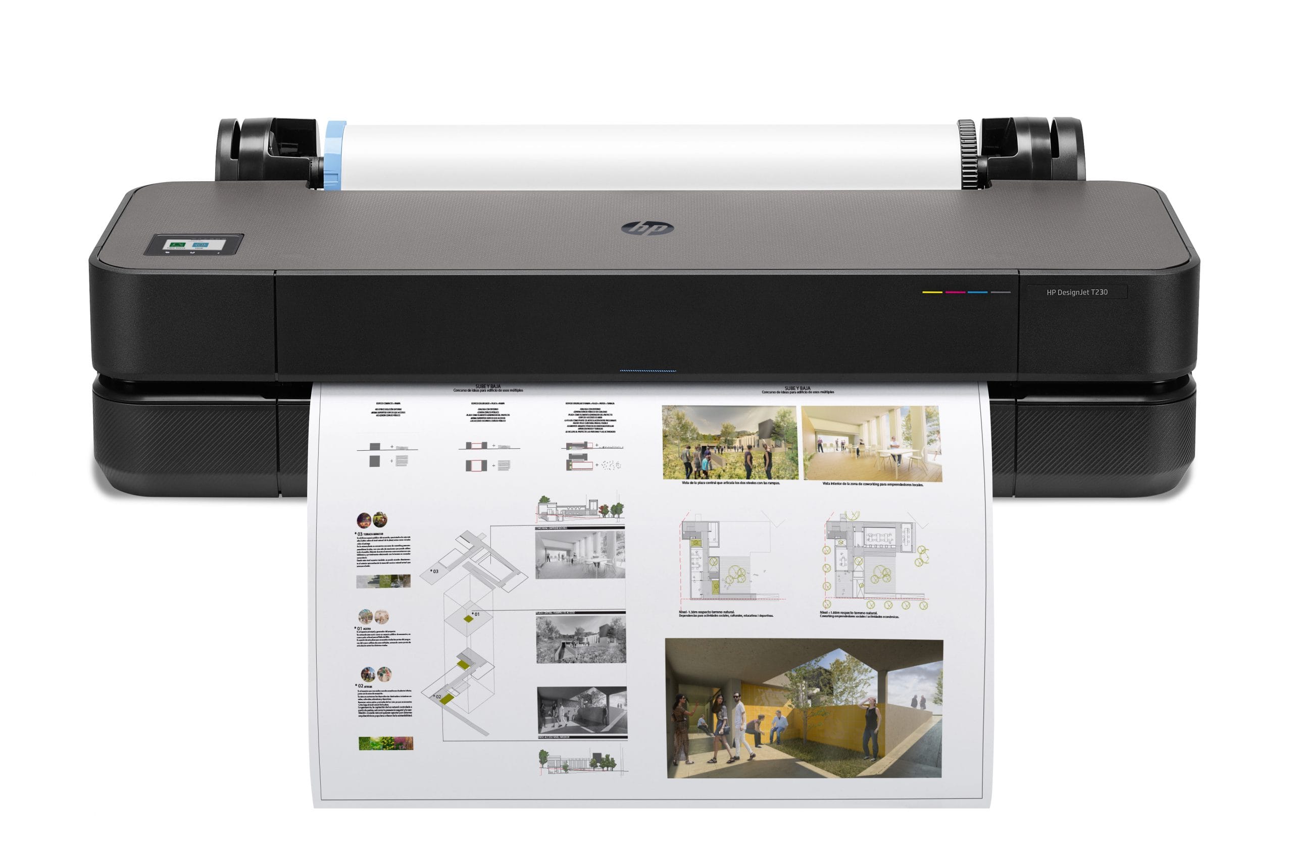 HP DesignJet T230 Large Format Up To A1 Plotter Printer 24 With HP DesignJet T230 Large Format Up To A1 Plotter Printer 24 With